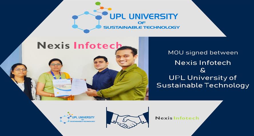 MoU with Nexis Infotech, Bharuch | UPL University of Sustainable Technology