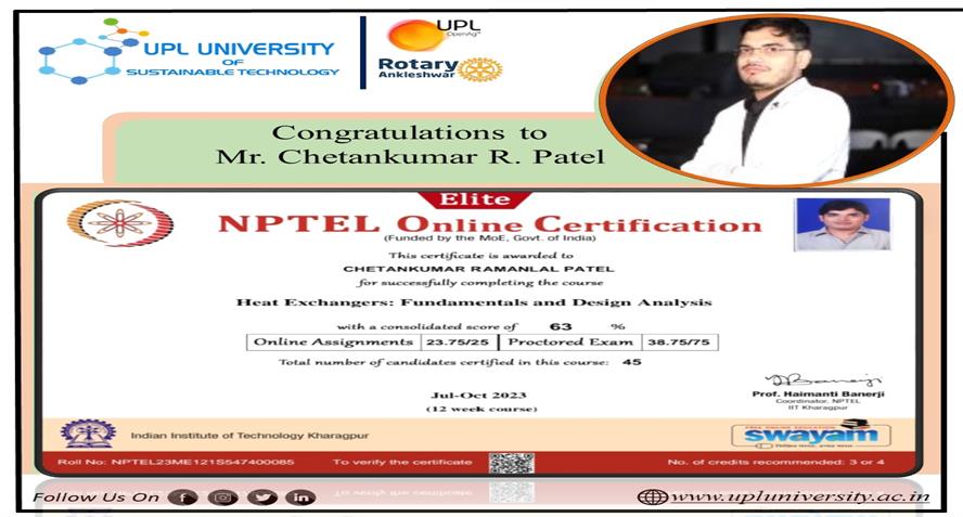 NPTEL Certificate Program on "Heat Exchangers: Fundamental & Design ...