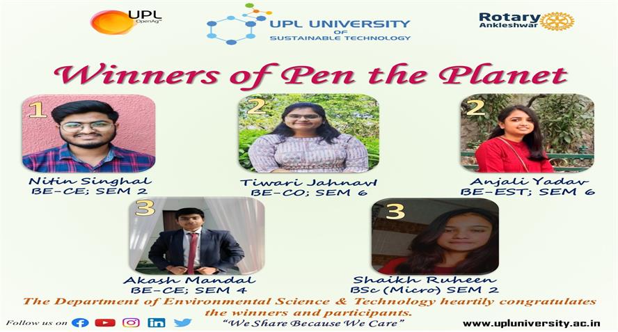 Article Writing Competition, "Pen the Planet: Writing for Environmental ...