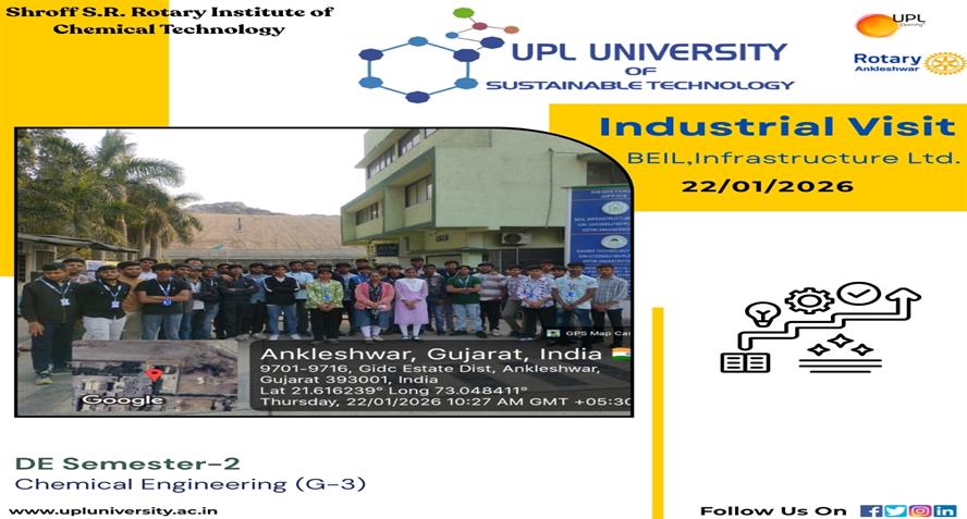 Industry Visit @ BEIL Infrastructure Ltd., Ankleshwar | UPL University ...