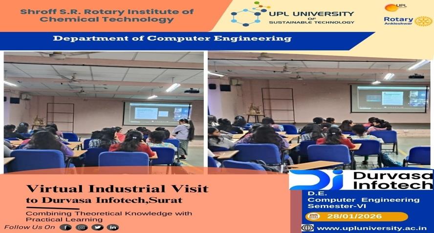 Virtual Industry Visit @ Durvasa Infotech, Surat | UPL University of ...